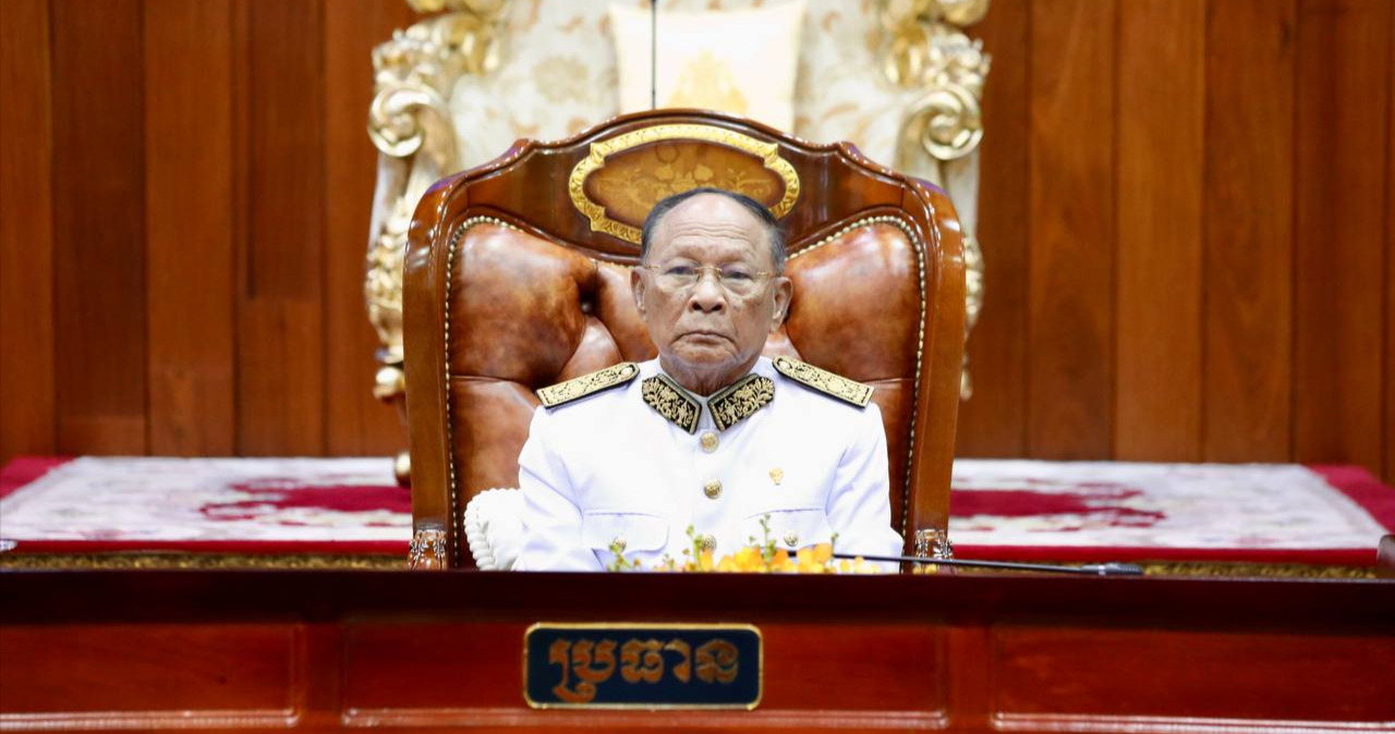 Samdech Heng Samrin Presides over a Decoration Conferment Ceremony ...