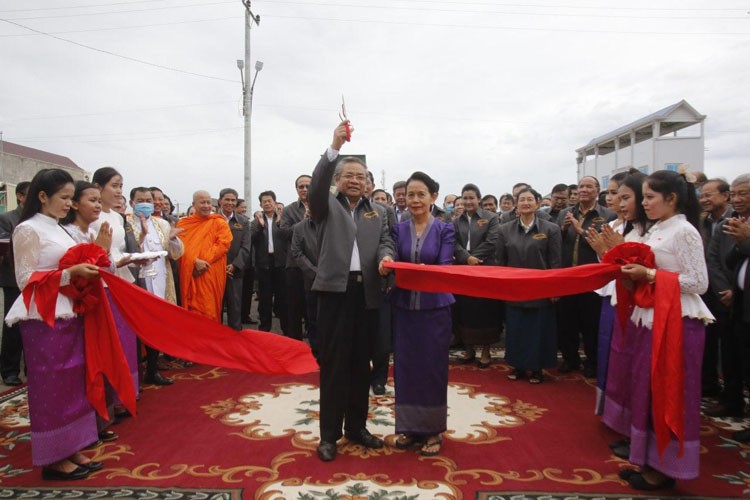 DPM Yim Chhay Ly Presides over Inauguration Ceremony Sasar 100 Samdech ...