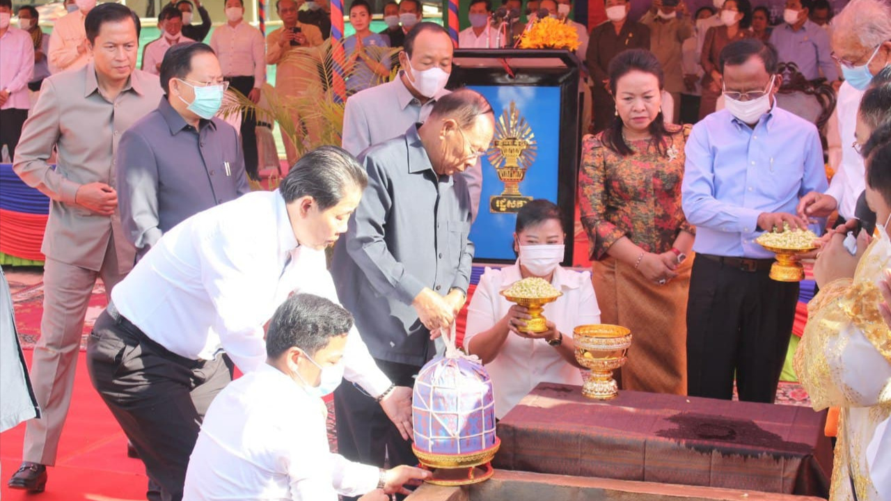 Samdech Heng Samrin Extends School in Tboung Khmum - ក្រសួងព័ត៌មាន