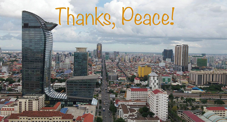 “Thanks, Peace” Becomes Peace Lovers’ Slogan: PM - ក្រសួងព័ត៌មាន