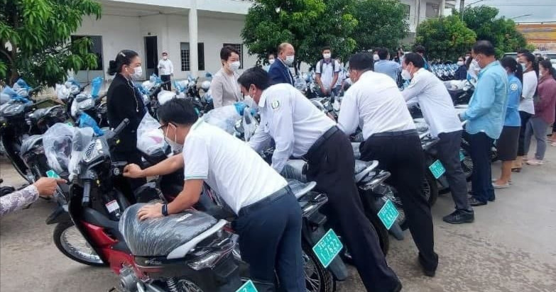 JICA Hands over 400 Units of Motorbike to Ministry of Health ...
